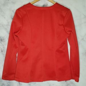 Couer De Vague | Jackets & Coats | New Coeur De Vague Open Front Red ...